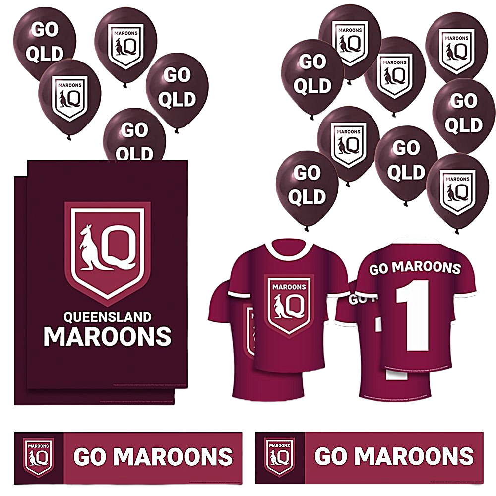 Qld Maroons Decorator Pack - Platinum Showcase Promotions